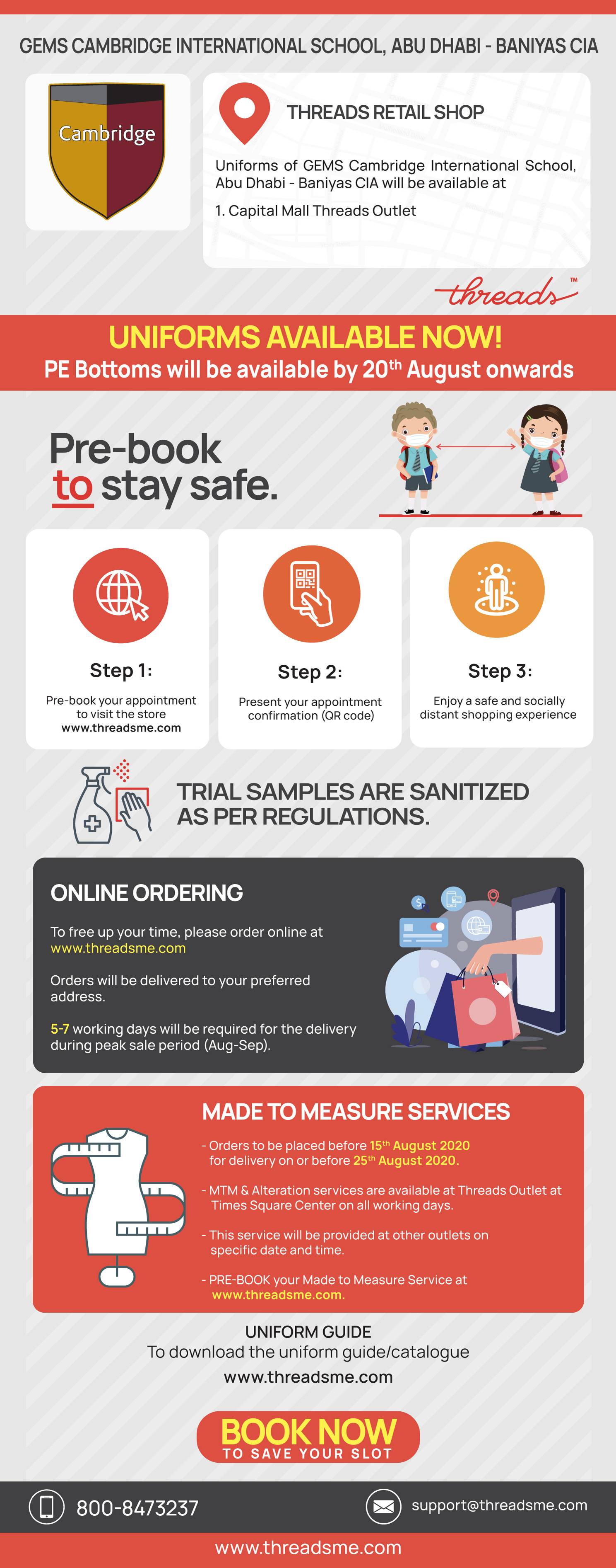 School Uniform at CIA